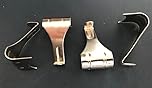 Picture Rail Hooks Chrome x 10 : Amazon.co.uk: DIY & Tools