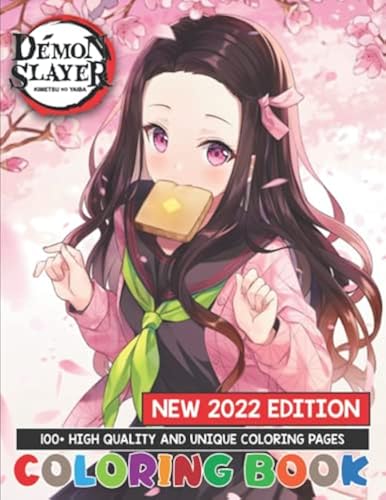 DéMon Slayer Coloring Book (Nezuko Theme Cover): Anime Coloring Book ...