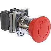 Amazon.com: Schneider Electric XB5AT842 Emergency Stop Push Button ...