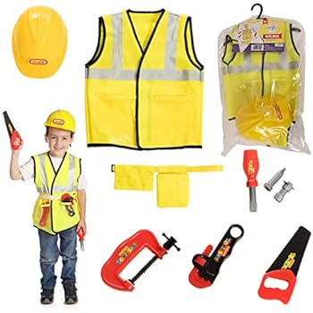 Amazon.com: Child Hard Hat - Ages 2 to 6 - Kids Yellow Safety ...