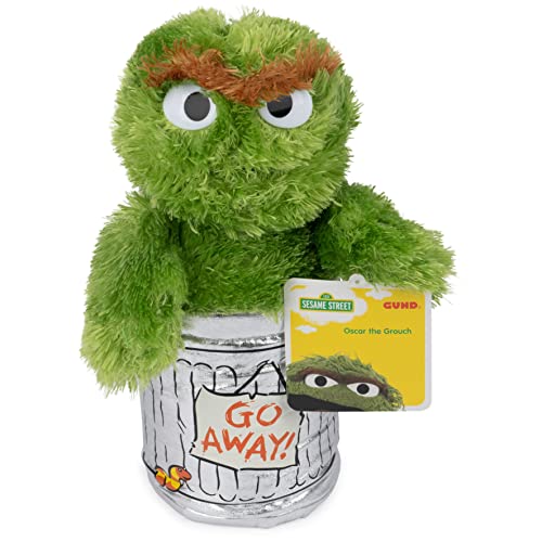 GUND Sesame Street Official Oscar The Grouch Muppet Plush, Premium ...