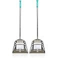 Amazon.com: 2-Pack Dust Pan with Long Handled for Home, 33.5" Premium Quality Heavy Duty ...