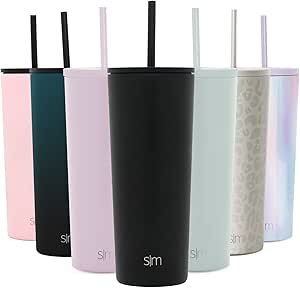 Amazon.com: Simple Modern Insulated Tumbler Cup with Straw Lid and Flip ...