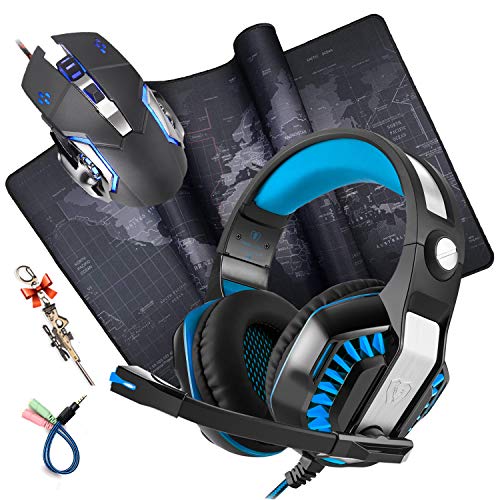 Headset Mouse with Mouse Pad Combo, Professional PC GM-2 Gaming ...