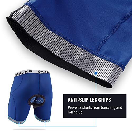 BALEAF Men's Cycling Underwear Shorts 4D Padded Bike Mountain Liner Biking Undershorts Anti-Slip ...