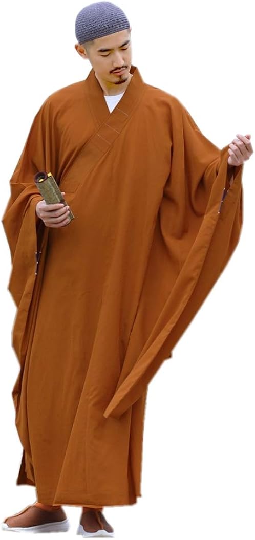 DGXIN Buddhist Meditation Kungfu Shaolin Haiqing Robe at Amazon Men’s ...