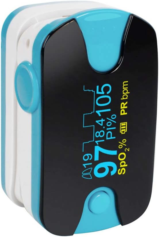 Finlon Portable OLED Finger Pulse Tester 4 Parameter Waveform Monitor ...