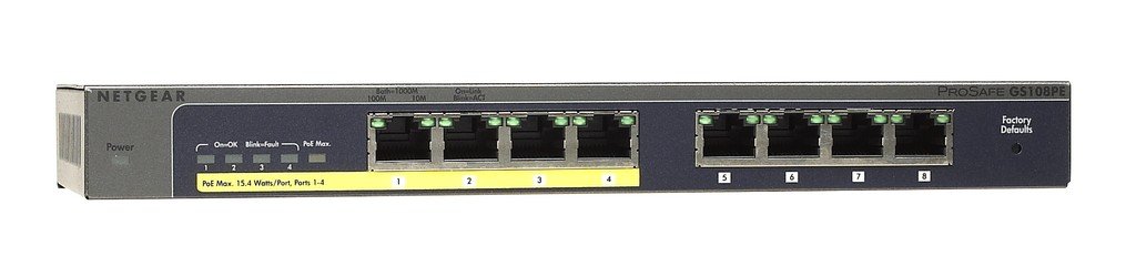 Amazon.com: Netgear GS108P Prosafe Plus 8 Port Gigabit Ethernet Switch ...