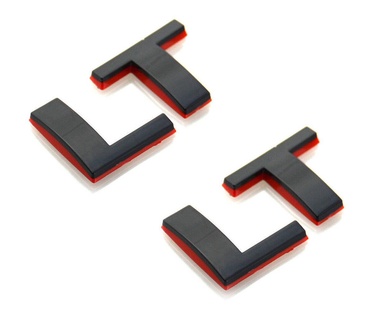 Pair Set 19-21 LT Letter Logo Emblem Badge Compatible For Silverado ...