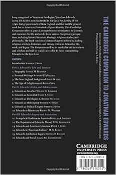 The Cambridge Companion to Jonathan Edwards (Cambridge Companions to ...