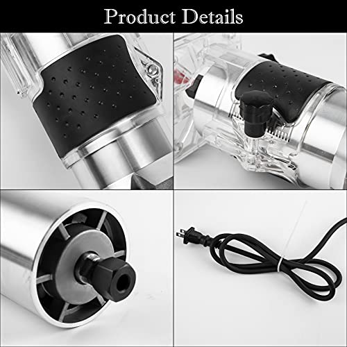 Compact Wood Router Tool 110V Electric Hand Woodworking Trimmer Palm ...