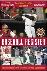 Baseball Register : Every Player, Every Stat: Sporting News, STATS INC ...