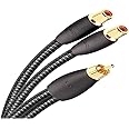 Amazon.com: AudioQuest Y splitter - one RCA male to two RCA female 6in ...