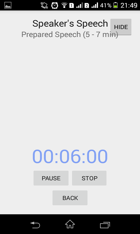 Amazon.com: ToastMasters Timer : Apps & Games
