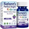 Nature's Perfect Night Kids | Kids Melatonin 1mg | 100 Chewable Tablets ...
