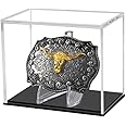 Amazon.com: Belt Buckle Display Case Stand Holder Clear Acrylic Box ...