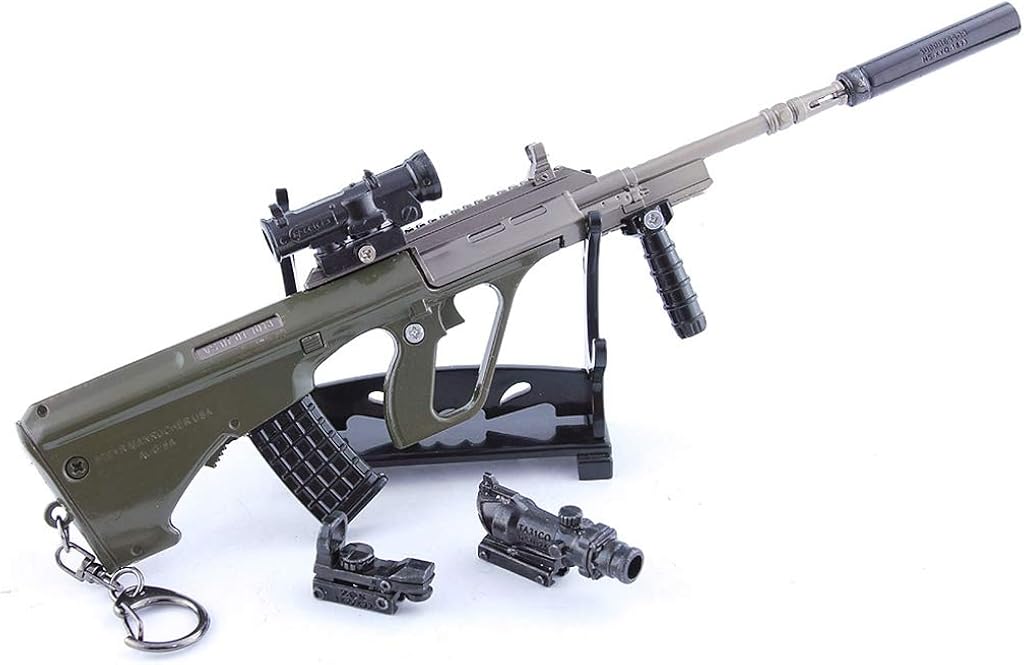 LINLUO 1/4 Scale Metal AUG Rifle Legends Games Series Game Inspired ...