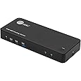 Amazon.com: SIIG 2-Port USB-C KVM Docking Station with PD 65W, for 2 Monitors 2 Computers, MST ...