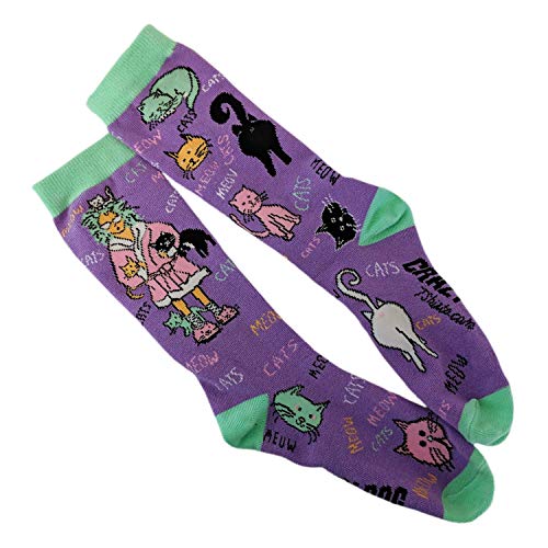 Amazon 10 Funny Cat Socks - Oh How Unique!