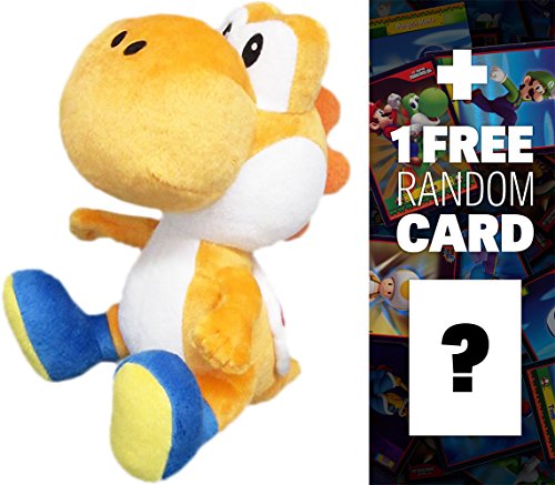 Buy Orange Yoshi: ~6" Super Mario Bros Mini-Plush + 1 FREE Official ...