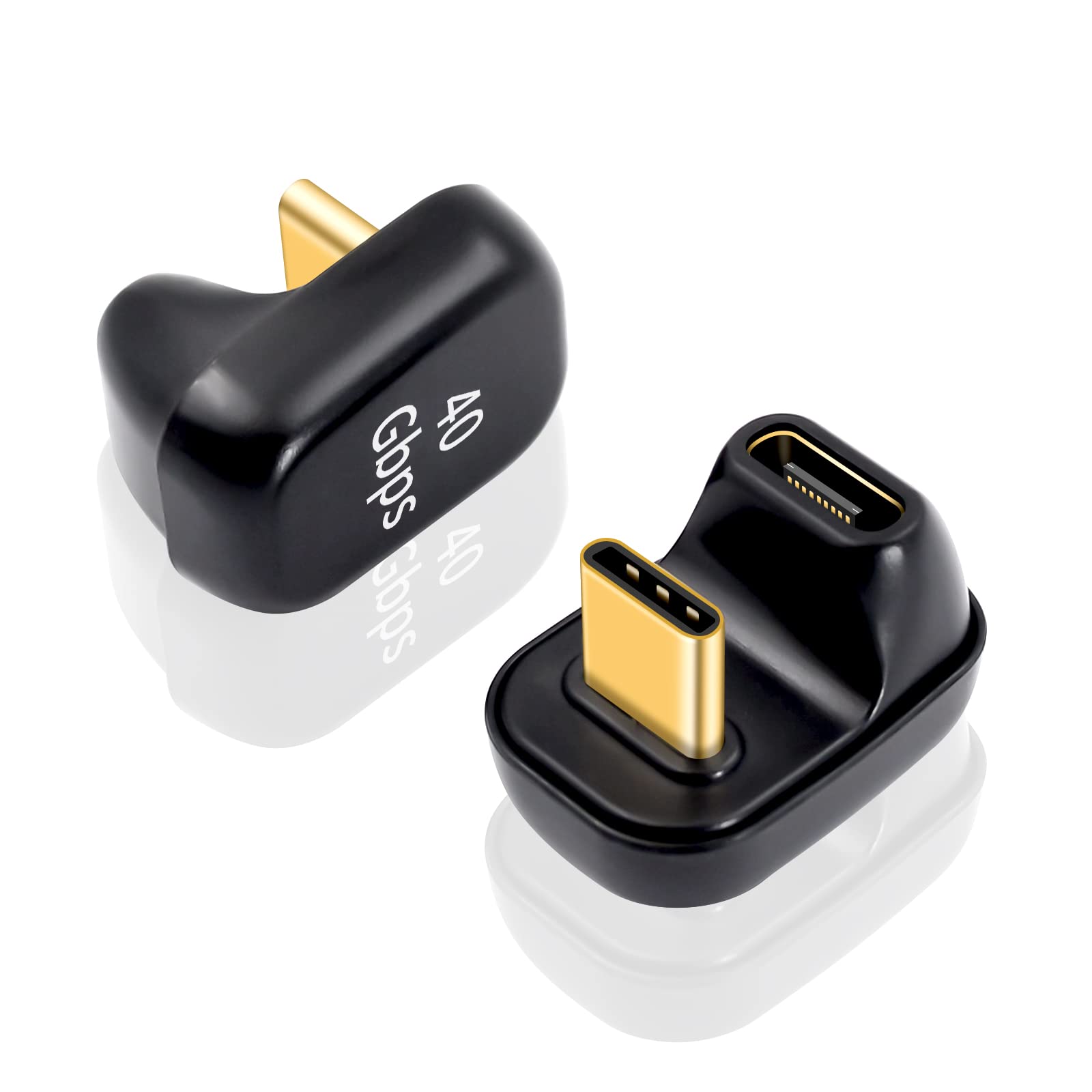 Mua Duttek USB C 180 Degree Adapter (1 Pack), U Shape USB C Adapter 40gbps, USB Type C Male to ...