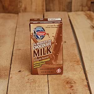 Gossner Shelf Milk 27- 8oz Cartons (Chocolate): Amazon.com: Grocery ...