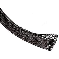 Amazon.com: TechFlex F6N0.25BK Flexo F6 General Purpose 1/4-inch Braided Cable Sleeve, Black ...