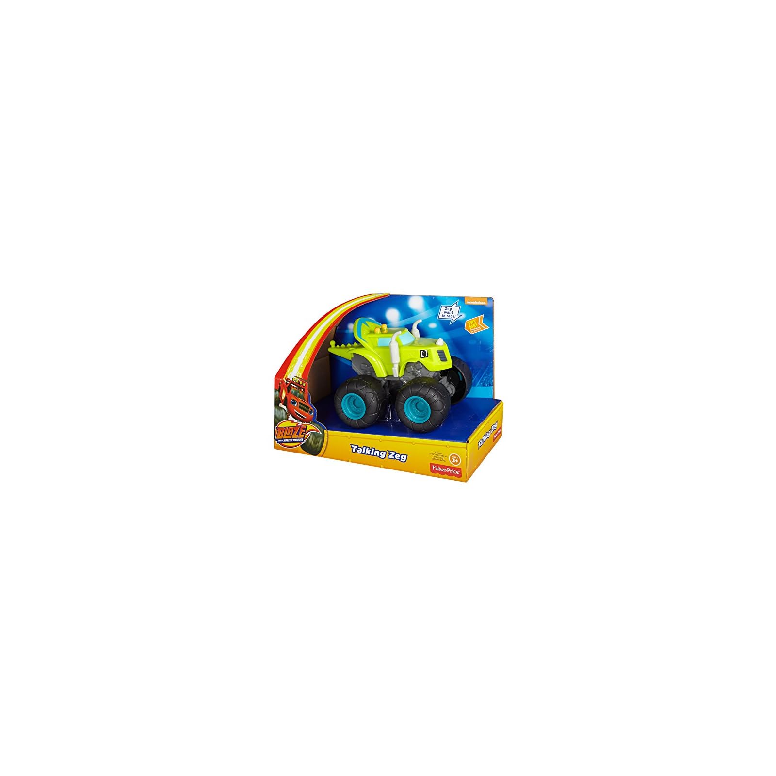 Fisher-Price Nickelodeon Blaze & the Monster Machines, Talking Zeg ...