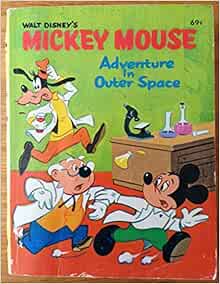 MICKEY MOUSE ADVENTURE IN OUTER SPACE : Big Little Book #5750: Amazon ...