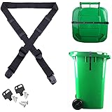 Bin Strap Garbage Lock Trash Can Lid Strap Garbage Can Security System ...