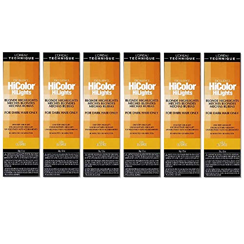 L Oreal Hicolor Hilights Color Chart
