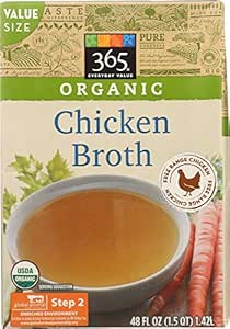 Amazon.com : 365 Everyday Value, Organic Chicken Broth, 48 fl oz ...