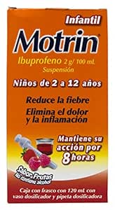 Motrin Solución, Fresa-frambuesa, Infantil, 120ml: Amazon.com.mx: Salud ...