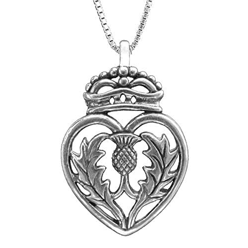 Amazon.com: Scottish Wedding Thistle Heart Luckenbooth ~ Sterling ...