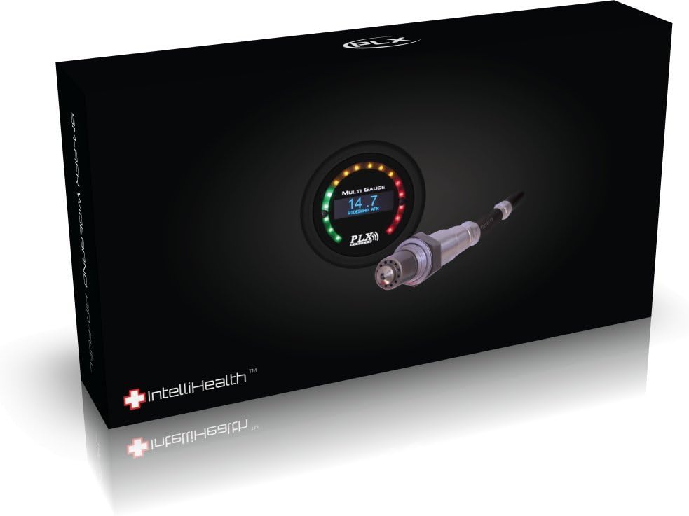 PLX C6AFRG4 Wideband AFR and DM6 Gauge Combinational Kit, Black – BigaMart