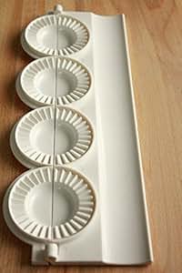 Amazon.com: pierogi, dumpling, uszka press/maker. Makes four pierogies ...