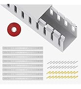 Amazon.com: Wire Duct Kit, Open Slot Cable Duct Management Raceway ...