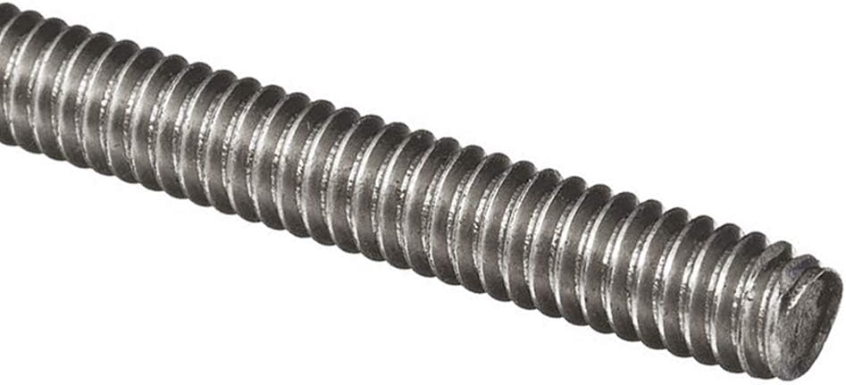 Hyfive 1x M3 Threaded Bar/Rod in A2 Stainless Steel 200mm, Thread Pitch ...