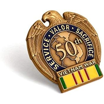 Amazon.com: Vietnam War 50th Anniversary in-Theater Veteran ...