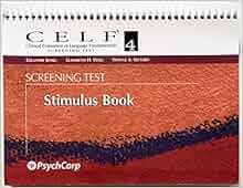 CELF-4 Screening Test (Clinical Evaluation of Language Fundamentals ...