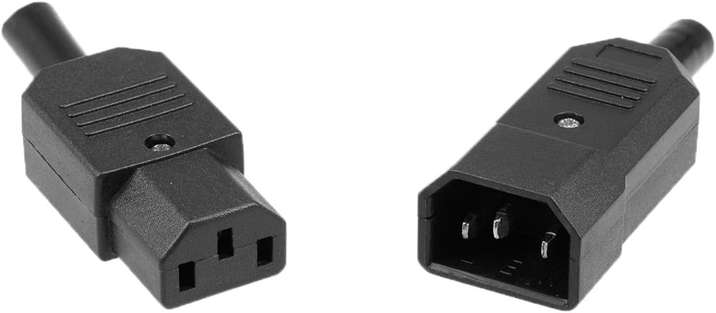 Sourcingmap IEC320 C14 Power Socket C13 Adapter Connector 10A ...
