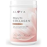 Amazon.com: Alaya Multi Collagen Powder - Type I, II, III, V, X ...