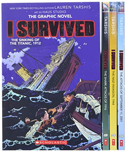 I Survived Graphic Novels #1-4: A Graphix Collection: Tarshis, Lauren, Haus Studio, Sarraseca ...