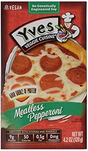 Yves, Vegan Pepperoni Slices, 4.2 oz: Amazon.com: Grocery & Gourmet Food