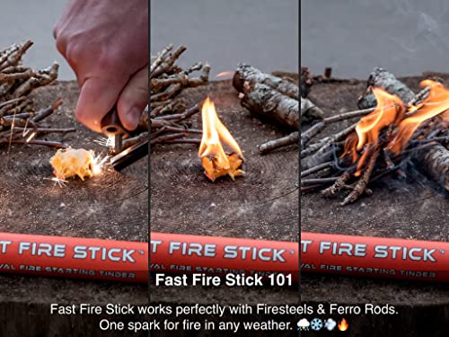 Procamptek Fast Fire Stick - Survival Fire Starting Tinder, New Fat ...