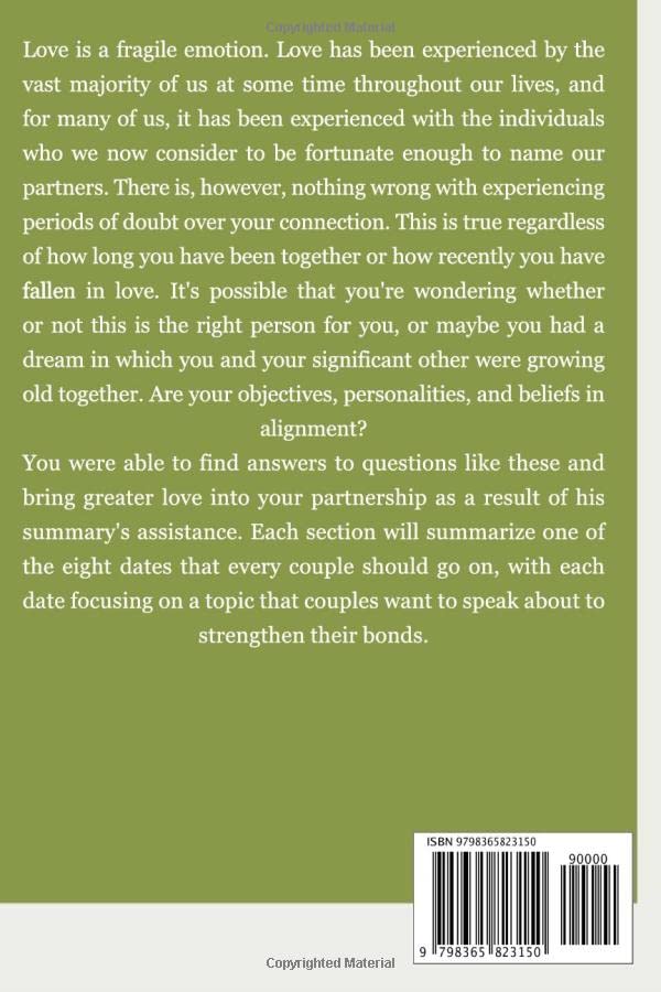 Workbook for Eight Dates: Essential Conversations for a Lifetime of ...