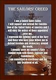 Amazon.com: Redeye Laserworks The Sailors Creed - Stone Plaque from ...