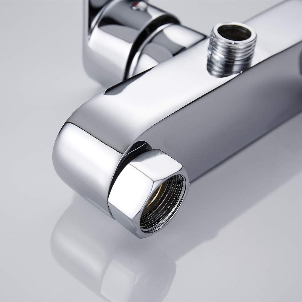 kisimixer Shower Mixer Bar Wall Mounted Shower Faucet Manual Shower ...