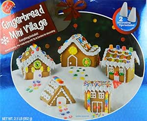 Create a Treat Gingerbread Mini Village Kit: Amazon.com: Grocery ...