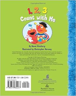Amazon.com: 1, 2, 3 Count with Me (Sesame Street) (9780375832277 ...